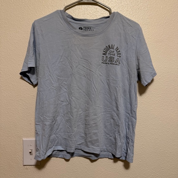 Parks Project | Tops | Parks Project Sky Blue Cotton Tee | Poshmark